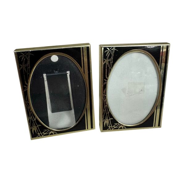 Unbranded | Accents | Vtg Pair 2 Picture Photo Frames 5x2 Brass Gold ...